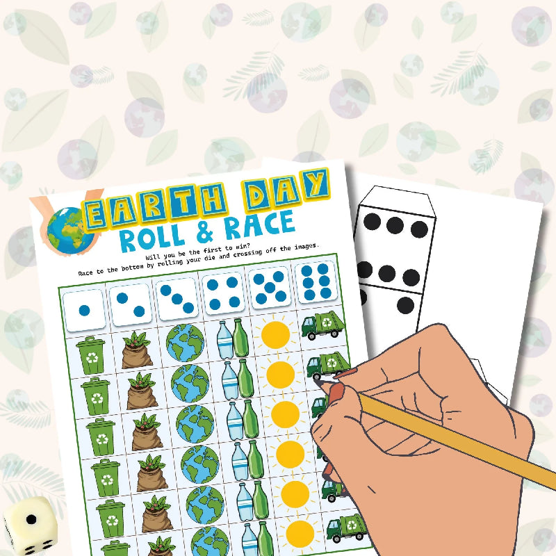 Earth Day Roll & Race Game - No Prep Group Activity – Activity ...